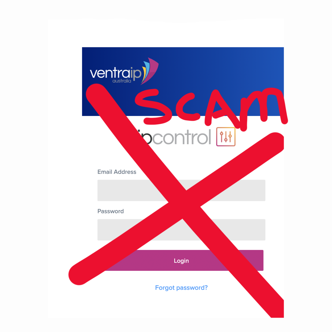 Ventra IP Email Phishing Scam – Assets Australia